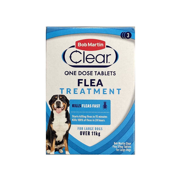 Bob Martin Clear Flea Tablets for Large Dogs Over 11kg from Bob Martin ...