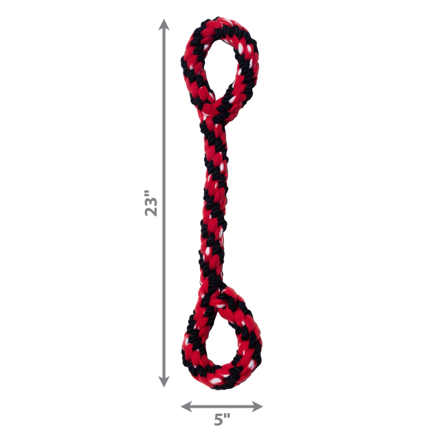 Kong Signature Rope Double Tug Dog Toy from Kong – Riding & Harness Stuff