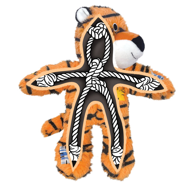 Kong Wild Knots Tiger Dog Toy from Kong – Riding & Harness Stuff