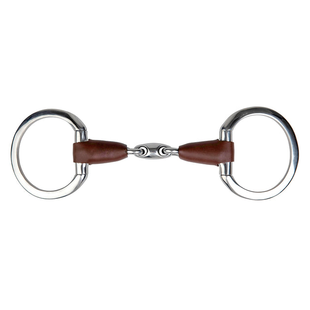 Metalab Leather Eggbutt Snaffle Double Jointed – Riding & Harness Stuff
