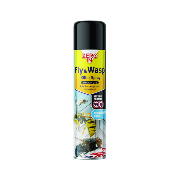 Zero In Fly & Wasp Killer Spray 300ml from STV International – Riding ...