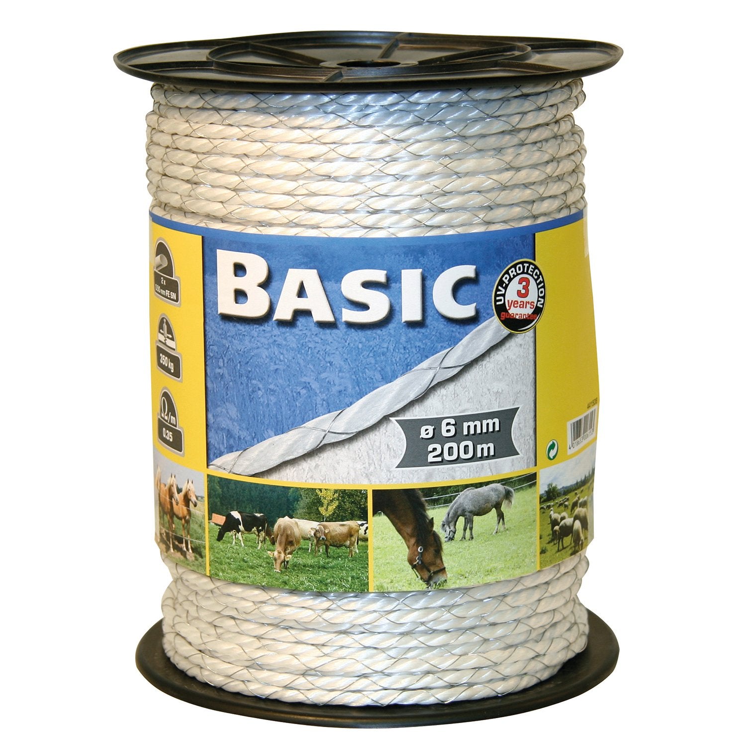 Basic Fencing Rope C/W Copper Wires 200M from Corral – Riding & Harness ...
