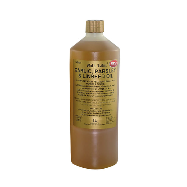 Gold Label Garlic, Parsley & Linseed Oil from Gold Label – Riding ...