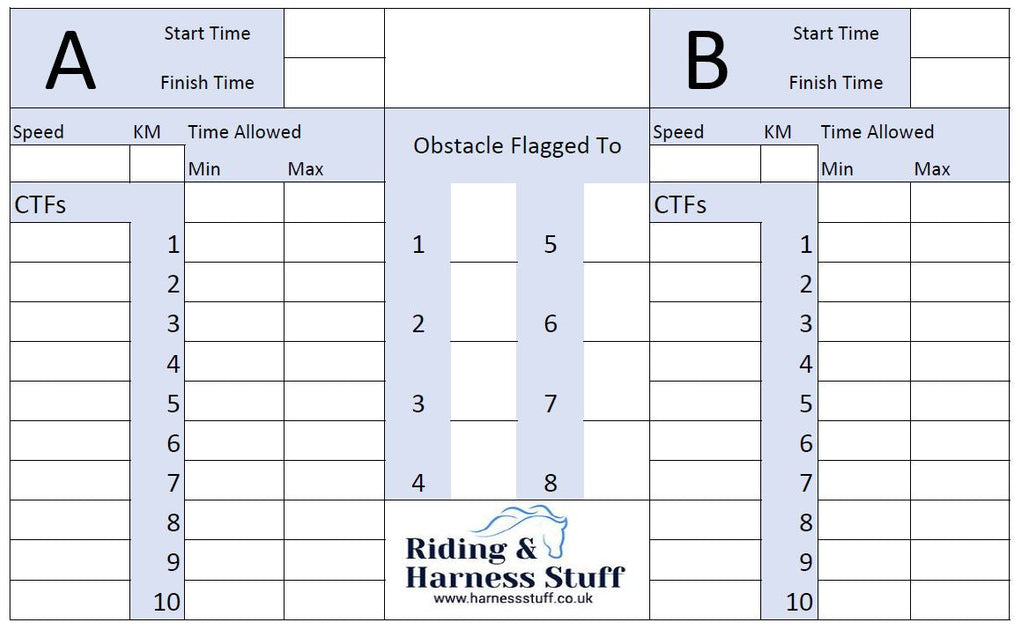 Marathon Times Laminated Sheet from Riding & Harness Stuff