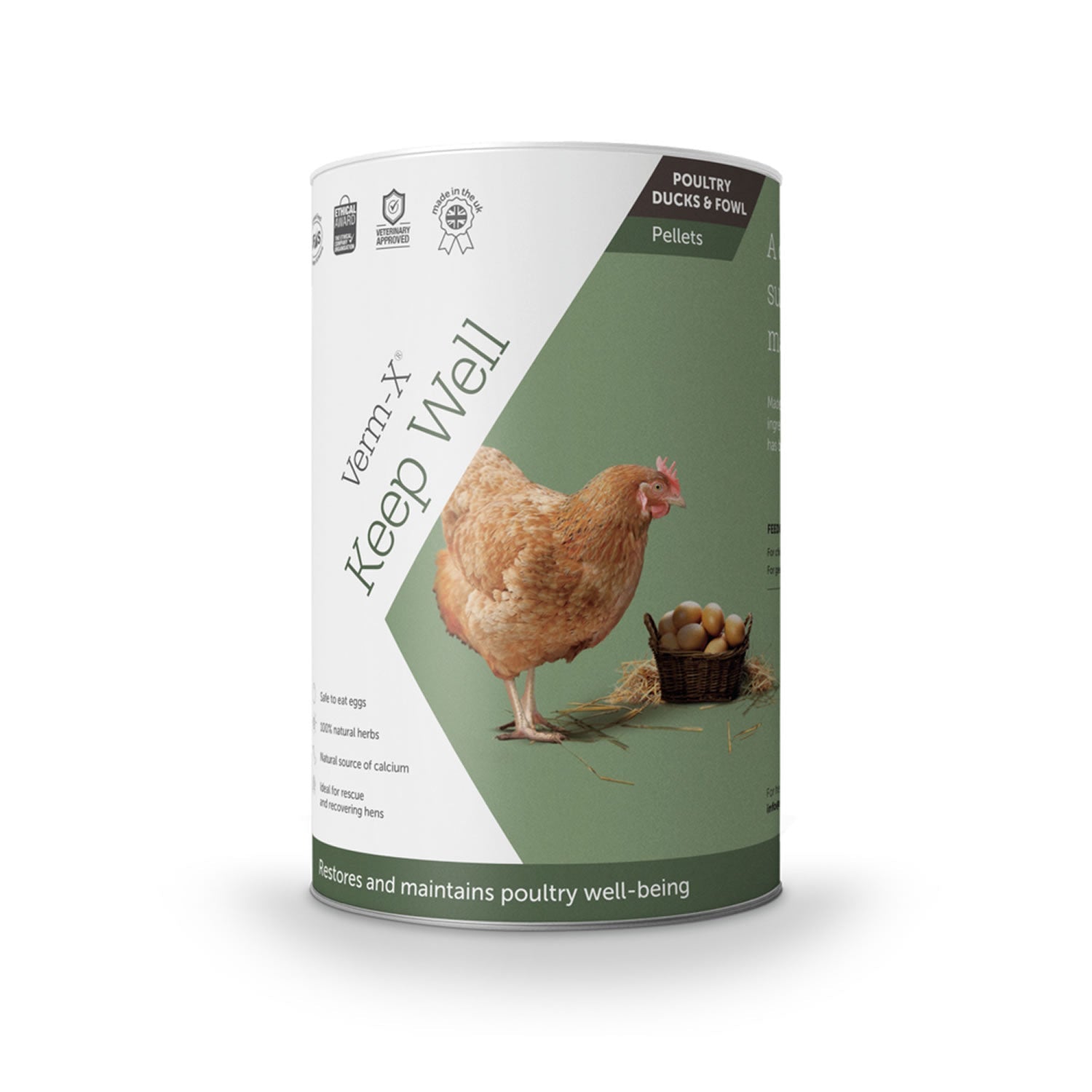 Keep-Well Natural Pelleted Poultry Tonic from Verm-X – Riding & Harness ...
