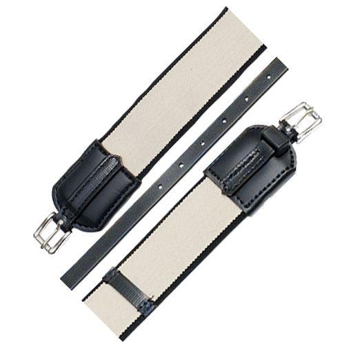 Zilco Elastic Girth/Surcingle Set Black and Beige from Zilco – Riding ...