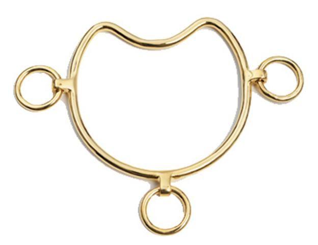 Anti Rearing Chifney Bit - Gold from Zilco – Riding & Harness Stuff