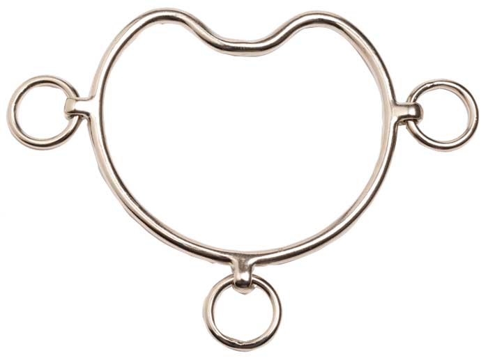 Anti Rearing Chifney Bit - Nickel Plate from Zilco – Riding & Harness Stuff