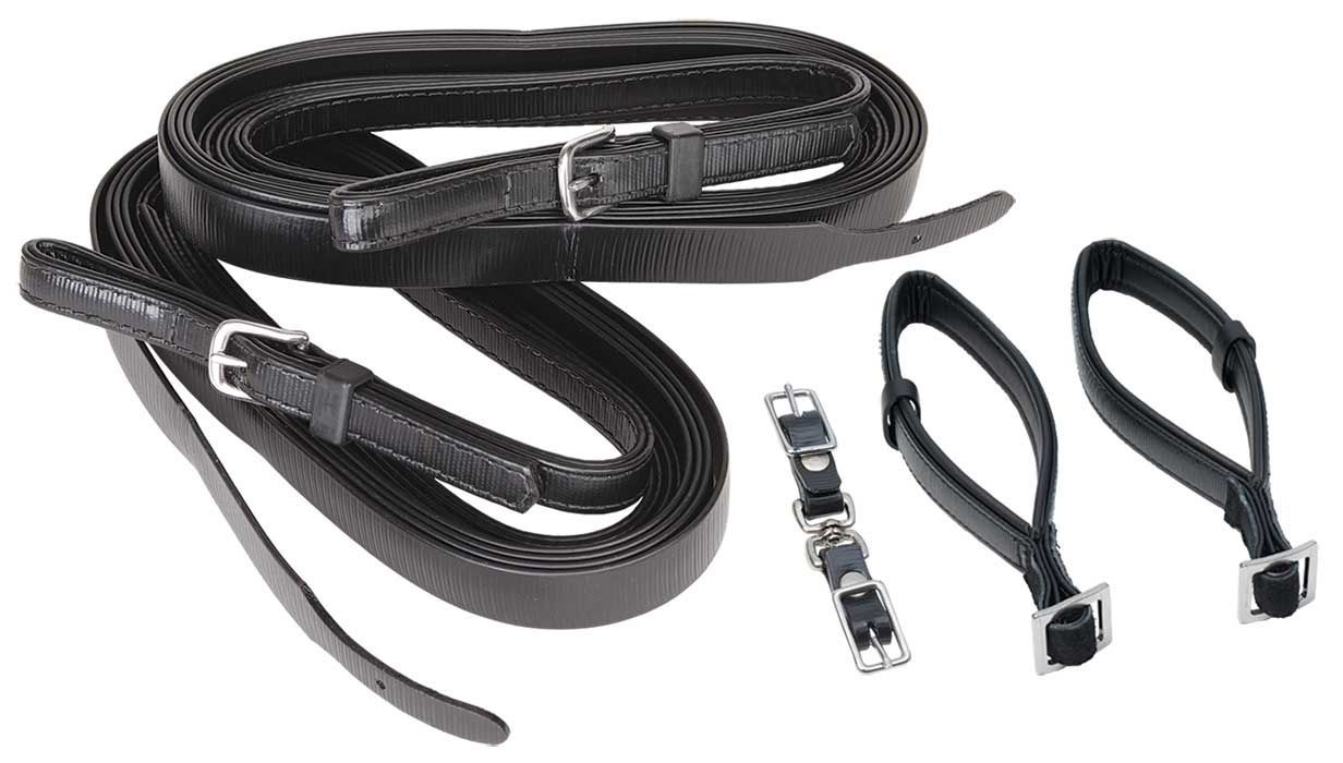 Zilco Plain Reins with Movable Loops (4.8mtr) (ladder reins) from Zilco ...