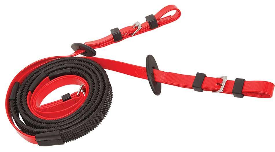 Zilco 16mm Rein Buckle End Race Reins Black Grip Small Pimple from ...